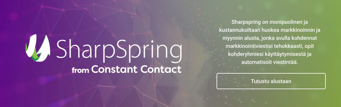 HubSpot vs. SharpSpring - Haastaja vastaan konkari - Tietotalo